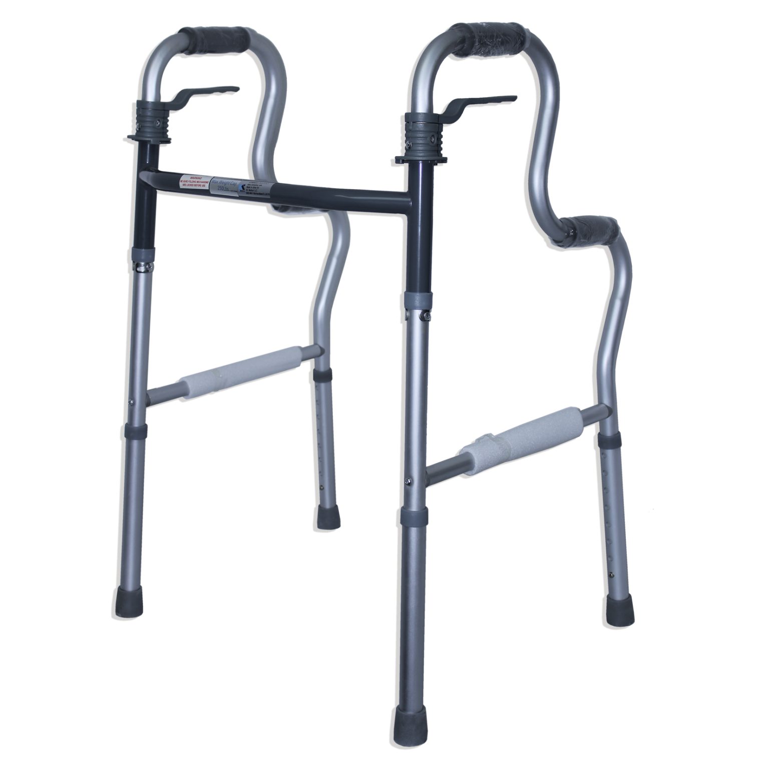 Andadera de aluminio con doble apoyo. – KXMEDICAL